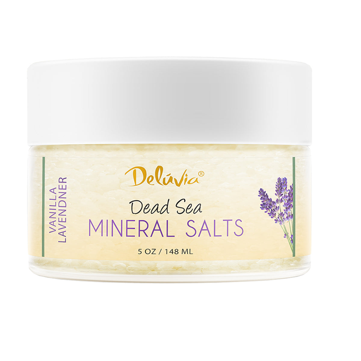 Vanilla Lavender Dead Sea Mineral Salts – Deluvia