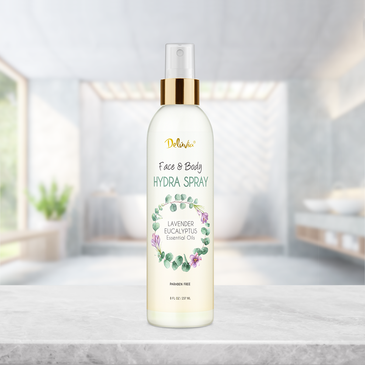 Face & Body Hydra Spray - Lavender Eucalyptus – Deluvia